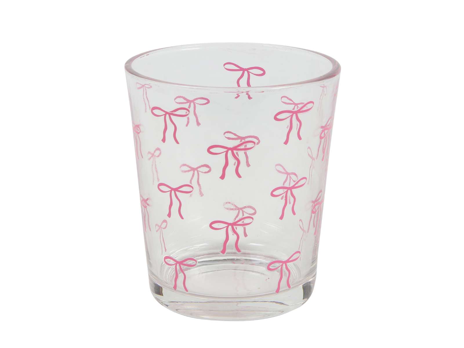 Limonadeglas strikje print Ø8,7x10cm - HIT Trading